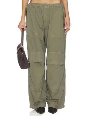Alexander Wang Cargo Pant With Articulated Pockets - Washed Army Green