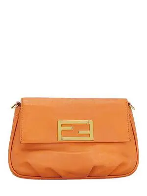 FWRD RENEW Fendi Fendista Pochette Crossbody Bag - Orange
