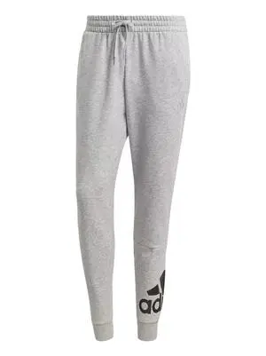 Adidas Essentials Tapered-cuff Logo Track Pants - Grey