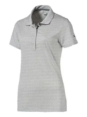PUMA Geometric Polo Shirt - Grey