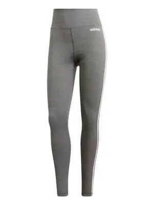 Adidas Three-stripe Detail Leggings - Grey