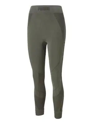PUMA Logo-waist Leggings Green