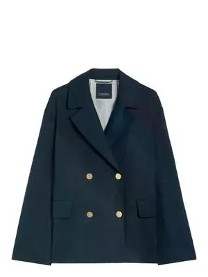 Max Mara Double-breasted Blazer - Blue