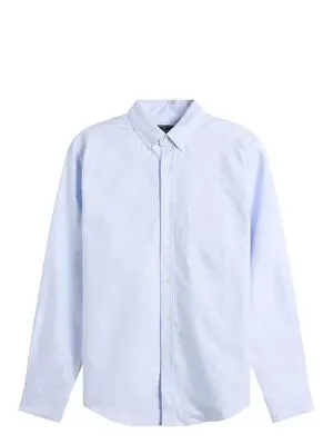 Portuguese Flannel Belavista Button Down Oxford Shirt - Light Blue