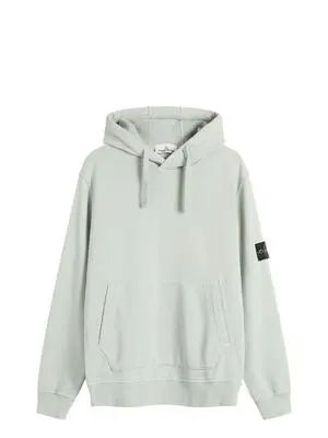 Stone Island Garment-dyed Hoodie - Sage