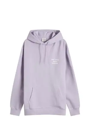 Drole De Monsieur Slogan Hoodie - Lavender