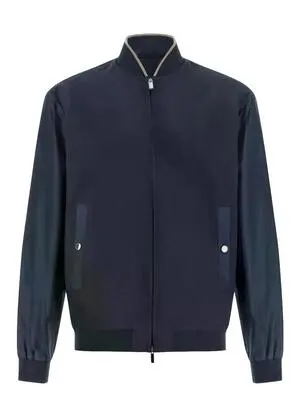 Paul & Shark Zip-up Bomber Jacket - Blue