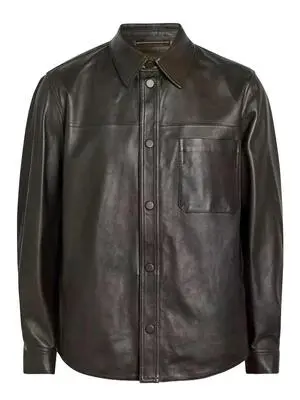 SLOWEAR Pocket Button Shirt - Brown