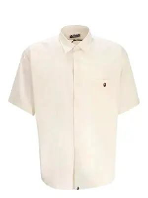 A BATHING APE Logo-print Shirt - Neutrals