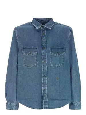 Jacob Cohen Pocket Embroidered Shirt - Blue