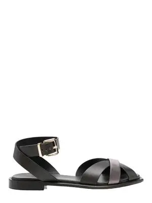 DONNARÌ Criss-cross Strap Sandals - Brown