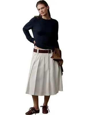 REFORMATION Cashmere Boyfriend Sweater - Navy
