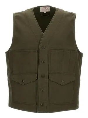 Filson Cotton Sports Vest - Green