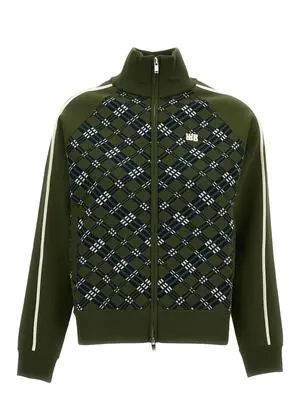 WALES BONNER Jacquard Sport Jacket - Green