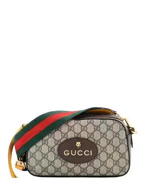 Gucci Neo Vintage Camera Messenger Bag Gg Coated Canvas - Brown