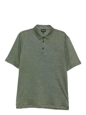 Giorgio Armani Buttoned Polo Shirt - Green