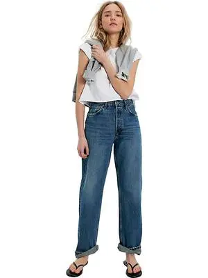 RE/DONE 90s Relaxed Straight-leg Jeans - Sonoma Indigo