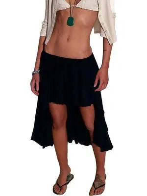 FREE PEOPLE Bubble Up High-Low Skirt