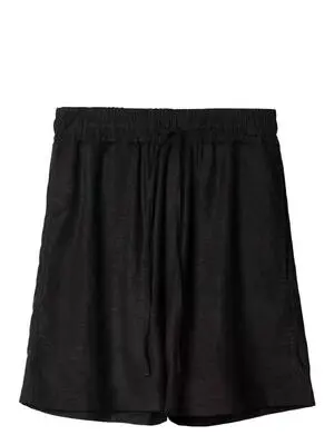 HINNOMINATE Drawstring Bermuda Shorts - Black