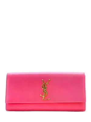 Saint Laurent Classic Monogram Long Clutch Bag - Black