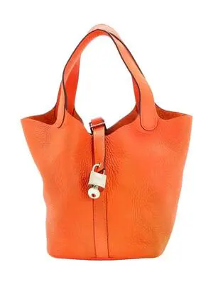 Hermès Picotin Lock Clemence Pm - Orange