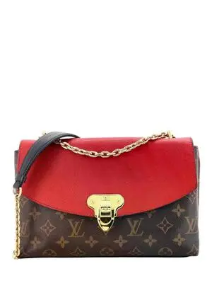 LOUIS VUITTON Saint Placide Handbag Monogram Canvas And Leather - Red