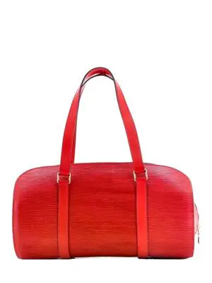 LOUIS VUITTON Soufflot Epi Leather Handbag - Red
