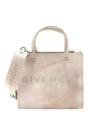 Givenchy G-printed Canvas Mini Tote Bag - Neutrals