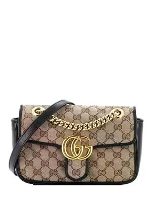Gucci Gg Marmont Mini Crossbody Bag - Black