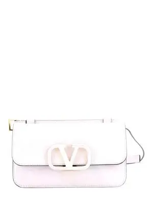 Valentino Garavani V Sling Leather Belt Bag - White