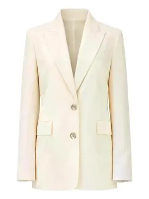 Pinko Single-breasted Blazer - White