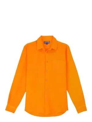 Vilebrequin Cotton Shirt Orange