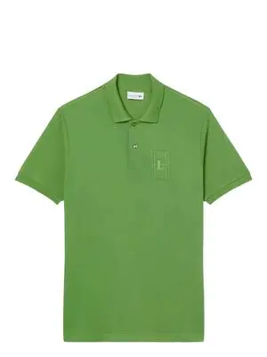 Lacoste Logo-embroidered Polo Shirt - Green