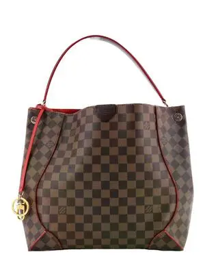 LOUIS VUITTON Caissa Damier Hobo Bag - Brown