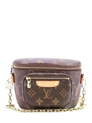 LOUIS VUITTON Monogram Canvas Mini Belt Bag - Brown