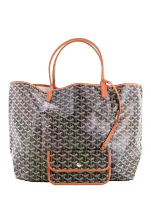Goyard Saint Louis Coated Canvas Gm Tote Bag - Brown
