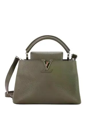 LOUIS VUITTON Capucines BB Satchel Leather