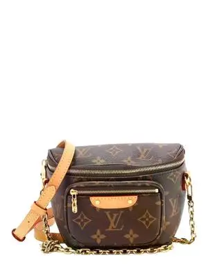 LOUIS VUITTON Bum Bag Monogram Canvas Mini - Brown