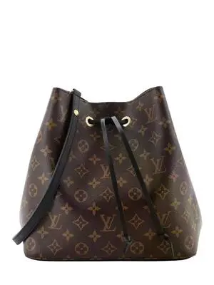 LOUIS VUITTON Neonoe Mm Bucket Bag Monogram Canvas - Brown