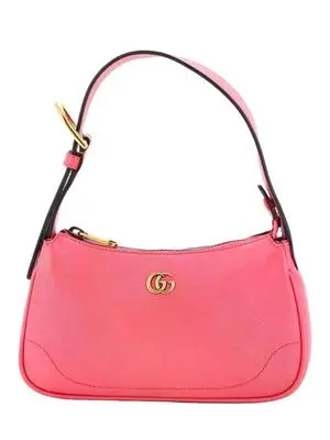 Gucci Aphrodite Leather Mini Shoulder Bag - Pink