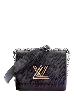 LOUIS VUITTON Twist Handbag Epi Leather Pm - Black