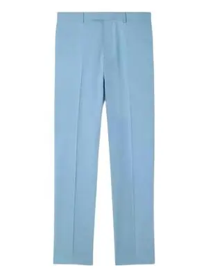 Sandro Wool Suit Trousers - Blue