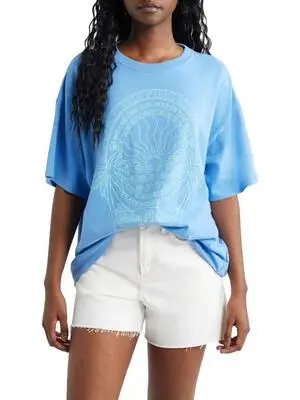 Rip Curl Hotel Malibu Heritage Graphic T-shirt - Blue