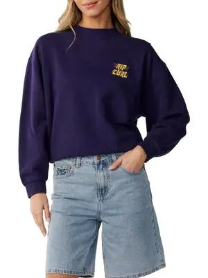 Rip Curl Crewneck Sweatshirt Deep Blue