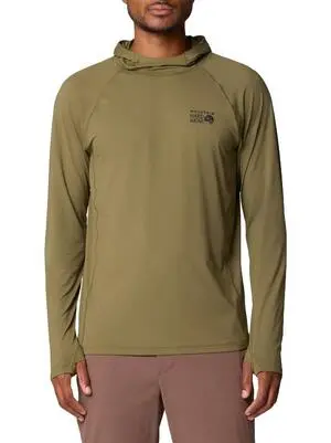 Mountain Hardwear Crater Lake Long-sleeve Hoodie - Combat Green