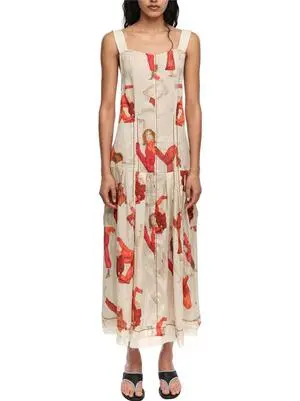 Bimba Y Lola A-line Strappy Midi Dress - Dancers