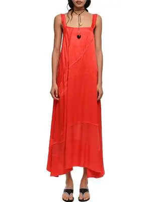 Bimba Y Lola A-line Midi Dress - Red