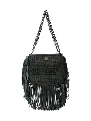 THINK ROYLN Free Spirit Fringe Saddle Bag
