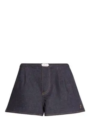 Jacquemus Le Amelo De-nîmes Denim Shorts - Dark Navy