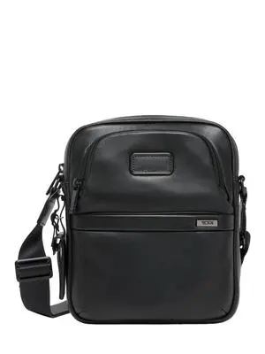 Tumi Medium Crossbody Bag Black Leather
